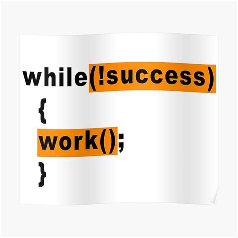 Success Code Motivation For Coders Developers And Programmer Poster By