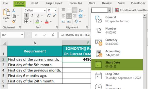 Eomonth In Excel Function Examples How To Use