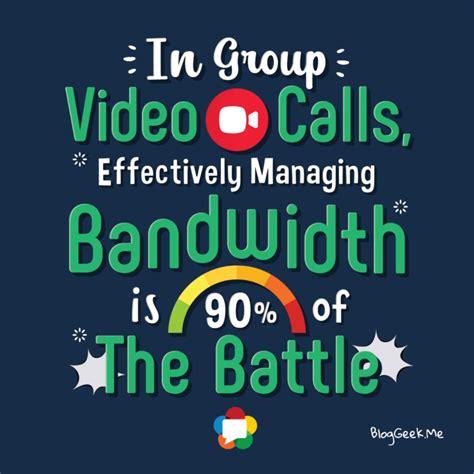 In Group Video Calls Effectively Managing Bandwidth Is 90 Of The Battle • Bloggeek Me