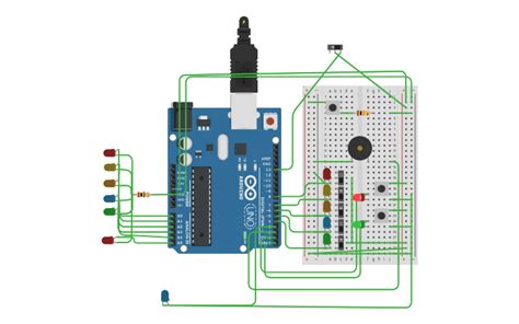 Circuit Design Water Level Tinkercad
