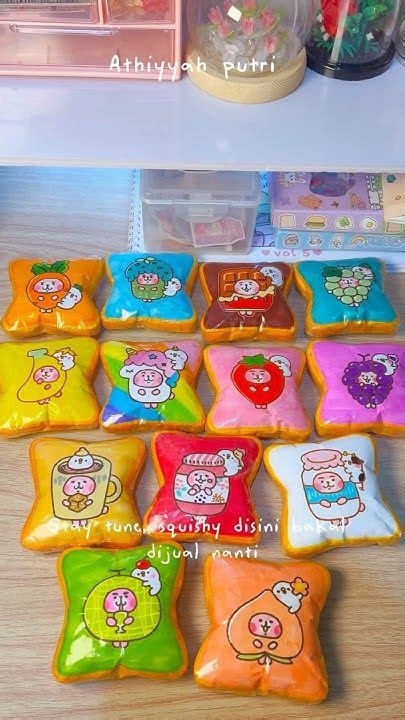 Kanahei Toast Paper Squishy Collection Food Squishy Collection