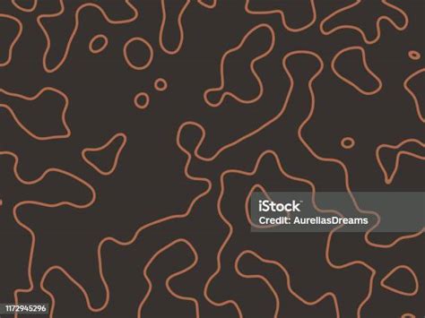 추상 양식 및 모양의 선 그리기입니다 빨간색 스케치 검은 색 배경에 고립 된 한 줄 손으로 그린 그림 미니멀리즘 윤곽 예술 심플한 모던 한 장식 갈색에 대한 스톡 벡터 아트