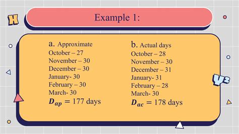 Counting The Time Between Dates In Mathematics Of Investments Pptx