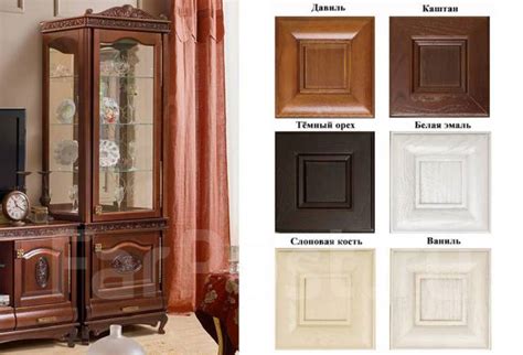 Шкаф витрина 1 дв Флоренция Массив ясеня Мебель во Владивостоке