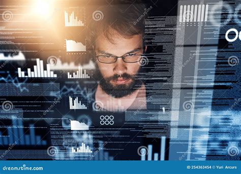 The Work Of A Programmer Is Never Done A Young Computer Programmer Working On Source Code