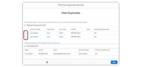 How To Merge Duplicate Accounts And Contacts In Salesforce Lightning