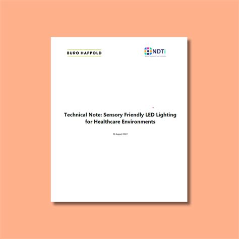 Technical Note Sensory Friendly Led Lighting For Healthcare Environments — Neurodiverse Connection