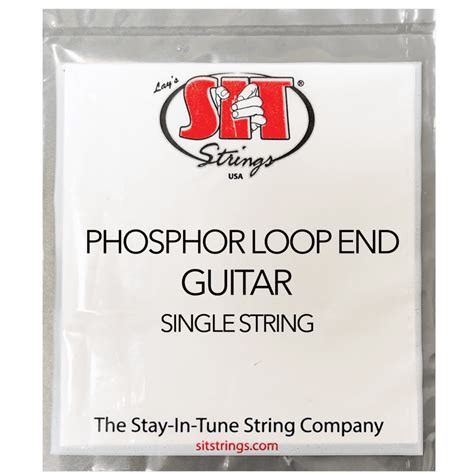 Mandolin Phosphor Bronze Loop End Singles S I T Strings