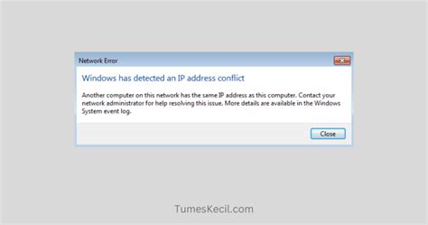 √ 3 Cara Mengatasi Windows Has Detected An Ip Address Conflict
