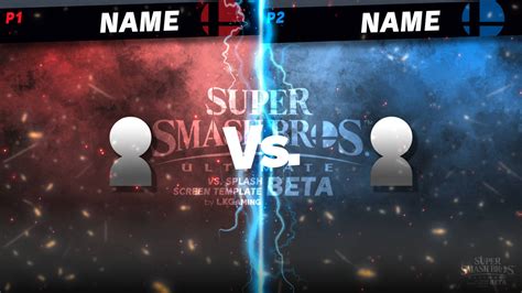 Ssbu Vs Splash Screen Template 2p By Lkgamingart On Deviantart