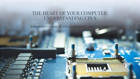 Understanding The Central Processing Unit Cpu