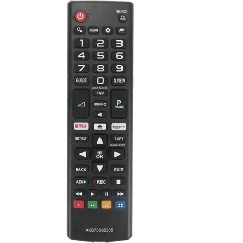 Télécommande Universelle Pour Tv Lg Tous Modèles Compatible Avec