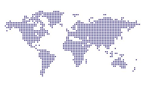 World Map Template With Continents North And South America Europe And