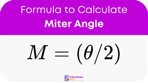 Miter Angle Calculator Online