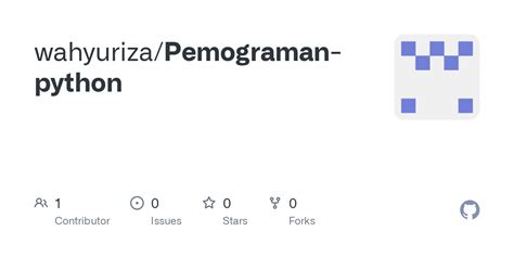 Github Wahyurizapemograman Python