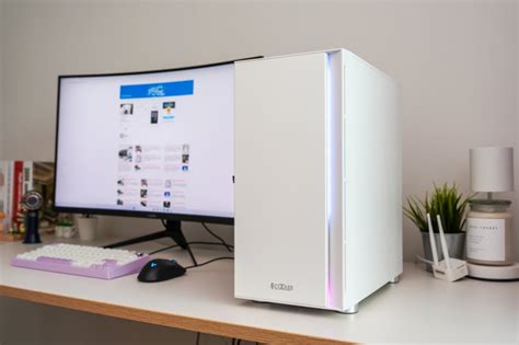 얼티메이크 화이트 pc 케이스 컴퓨터 본체 조립 부품 pccooler 시리즈로 깔맞춤 하자 by 하얀북극곰