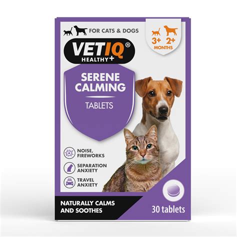 Vetiq Serene Calming 30 Tablets Vetiq Healthy
