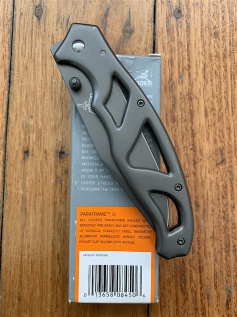 Gerber Usa Paraframe Ii Plain Edge Folding Knife