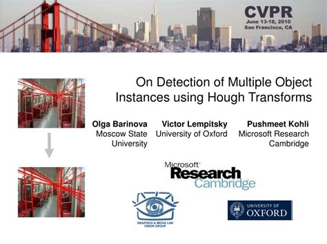 PPT On Detection Of Multiple Object Instances Using Hough Transforms PowerPoint Presentation
