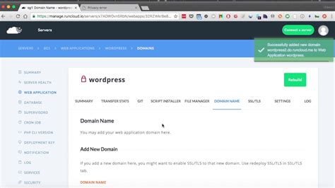 How To Install Ssl Using Letsencrypt Using Runcloud Youtube