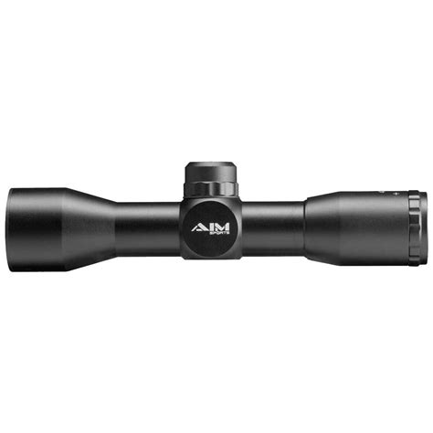 Aim Sports Tactical Compact 4x 32mm Rifle Scope Mil Dot Sportsmans