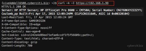 Find Out Hp Network Printer Serial Number With Bash Shell On Linuxunix