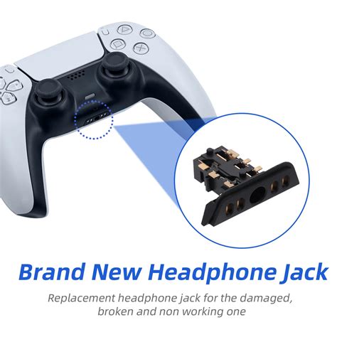 Earphone Jack Port Socket Connector For Ps5 Controller Flashback Limited Repair Replay Relive