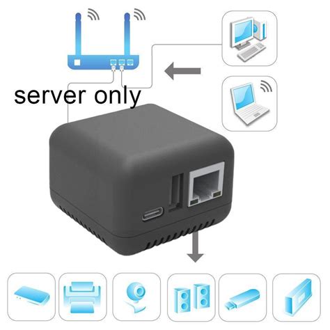 Network Usb To Ethernet Adapter Print Server 1 Ver Grandado