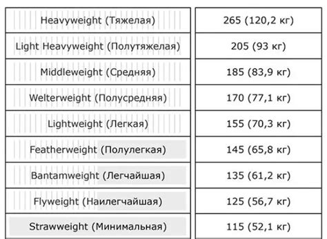 Gewichtsklassen In Der Ufc Ufc Champions In Allen Gewichtsklassen