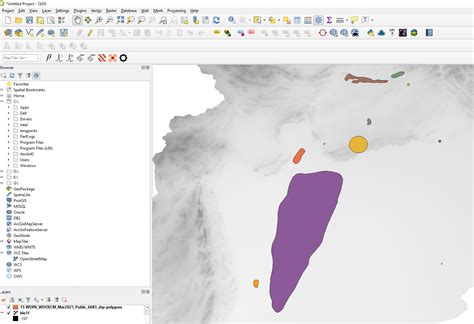 qgis count number of raster cells cover by shapefile geographic