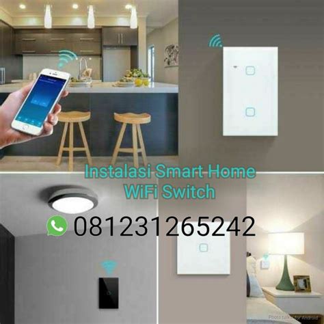 Instalasi Dan Perbaikan Smart WiFi Touch Light Wall Switch Saklar WiFi Jasa Jasa Servis