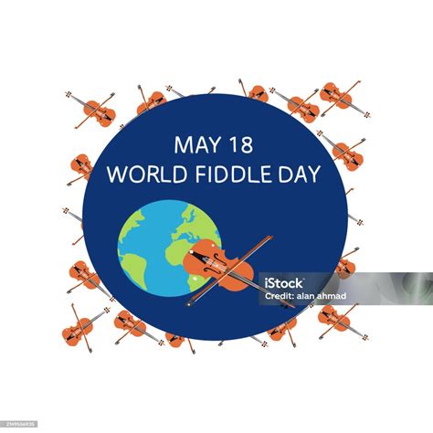 World Fiddle Day Stock Illustration Download Image Now Acoustic