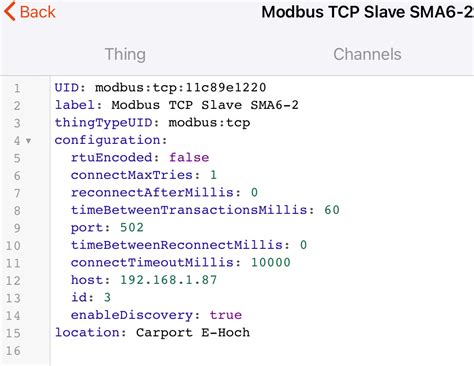 Connect SMA Inverter Via Paper UI Beginners OpenHAB Community