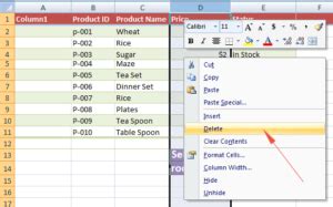 A Step By Step Guide Of How To Add Remove Columns In Excel