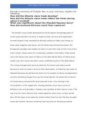 Assignment 1 Docx Intro History Of Africans In The United States