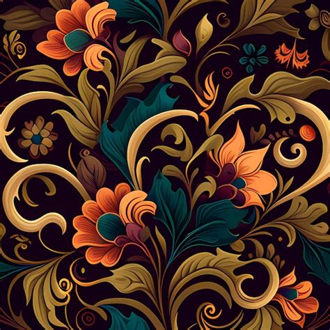 Premium Photo Abstract Art Flower Pattern Illustration Beauty