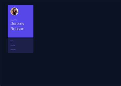 Frontend Mentor Time Tracking Dashboard With Sass And Vanilla Js Coding Challenge Solution
