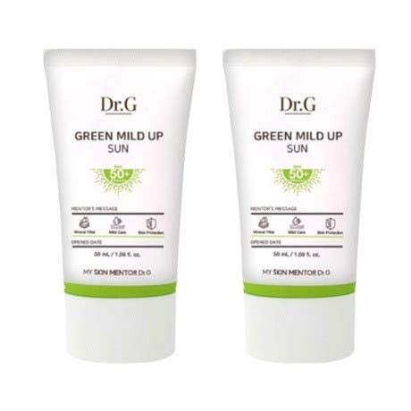 위메프플러스 닥터지 그린 마일드 업 선 플러스 50ml 2개 SPF 50 PA 선케어