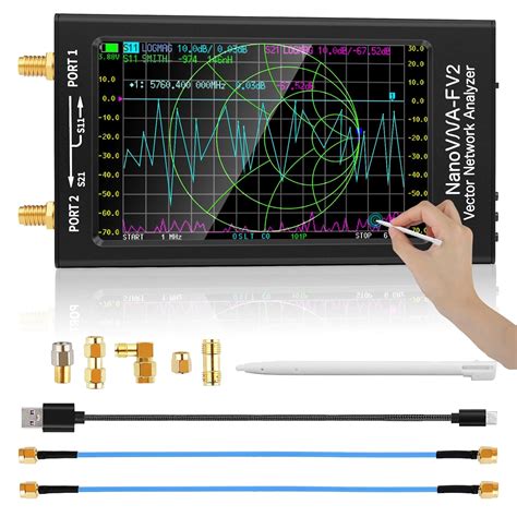 Nanovna F V2 Vector Network Analyzer 4 3 Inch Touch Screen 50khz 3ghz Hf Vhf Uhf Vna Antenna