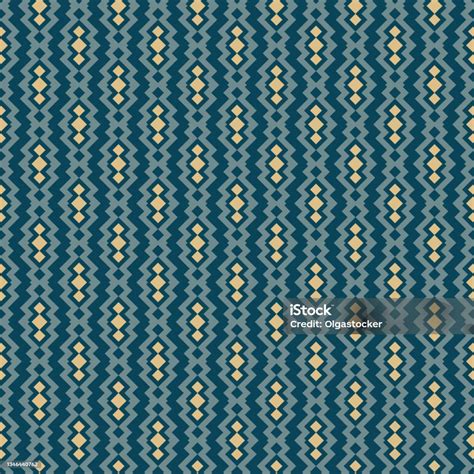 원활한 민족 벡터 패턴 청록색과 골드 지그재그로 된 부족 일러스트 0명에 대한 스톡 벡터 아트 및 기타 이미지 0명 갈매기표 수장 고풍스런 Istock