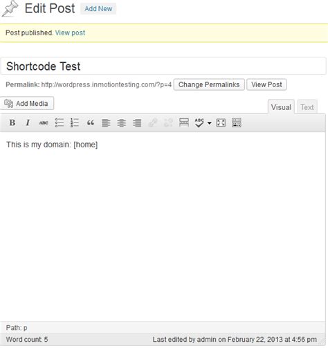 How To Create Your Own Shortcodes In WordPress InMotion Hosting