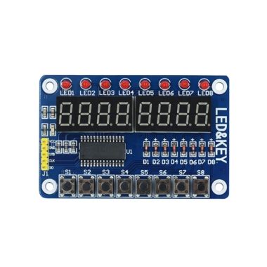 Só Tudo MÓDULO DISPLAY 8 DIGITOS 7 SEGMENTOS