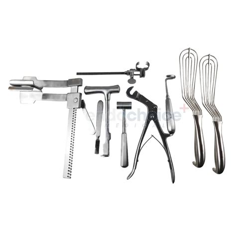 Surgical Grade Open Thoracotomy Set Stainless Steel Precision