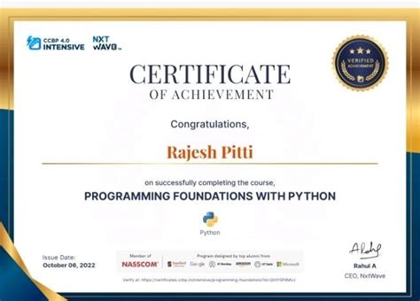 Rajesh Pitti On Linkedin Nxtwave