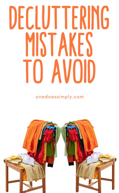 decluttering mistakes to avoid artofit