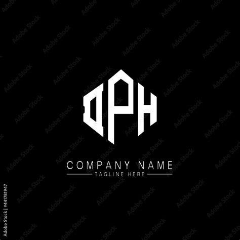 Dph Letter Logo Design With Polygon Shape Dph Polygon Logo Monogram
