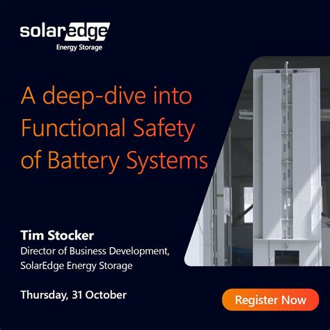 Solaredge Energy Storage On Linkedin Webinar Functional Safety Solaredge Energystorage