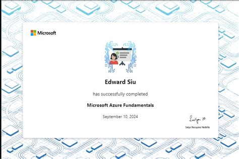 Microsoft Azure Fundamentals Was Issued By Sunset Learning Institute Edward S Posted On The