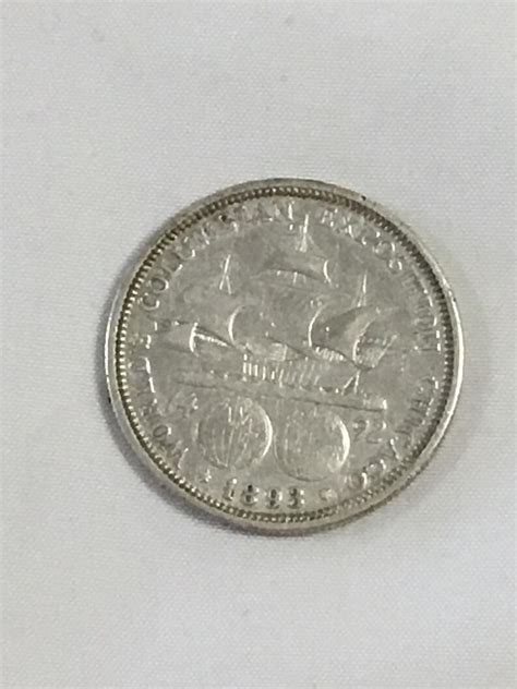 1893 Columbian Exposition Commemorative Silver Half Dollar Etsy