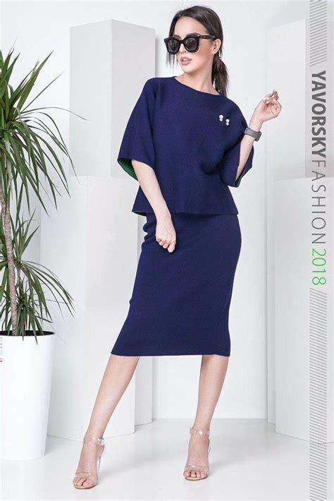 Женский вязанный костюм юбка и кофта три цвета цена 1100 грн купить Костюмы и комплекты